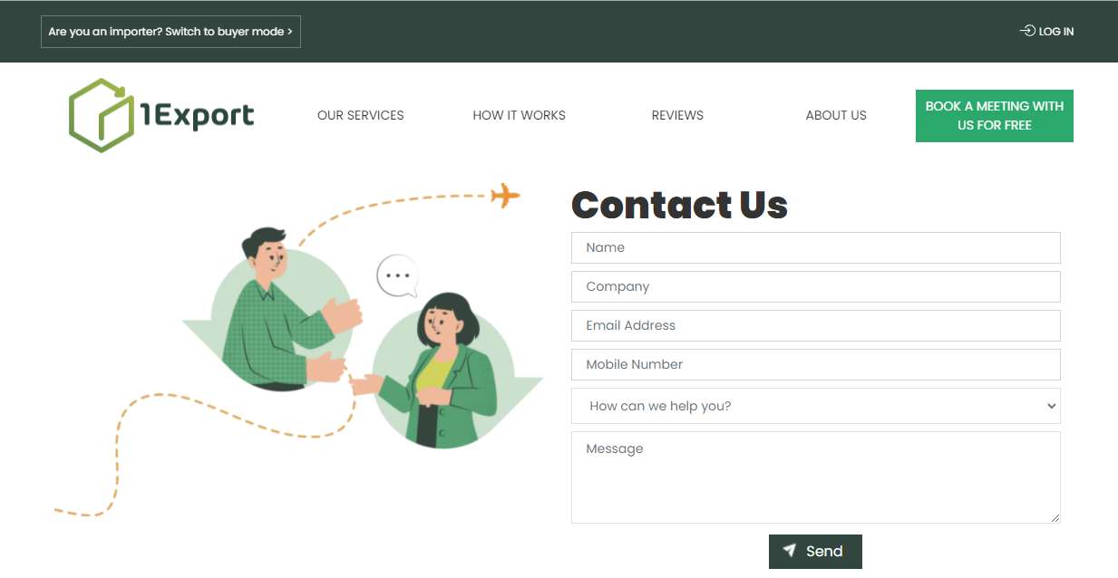 Contact Us | 1Export